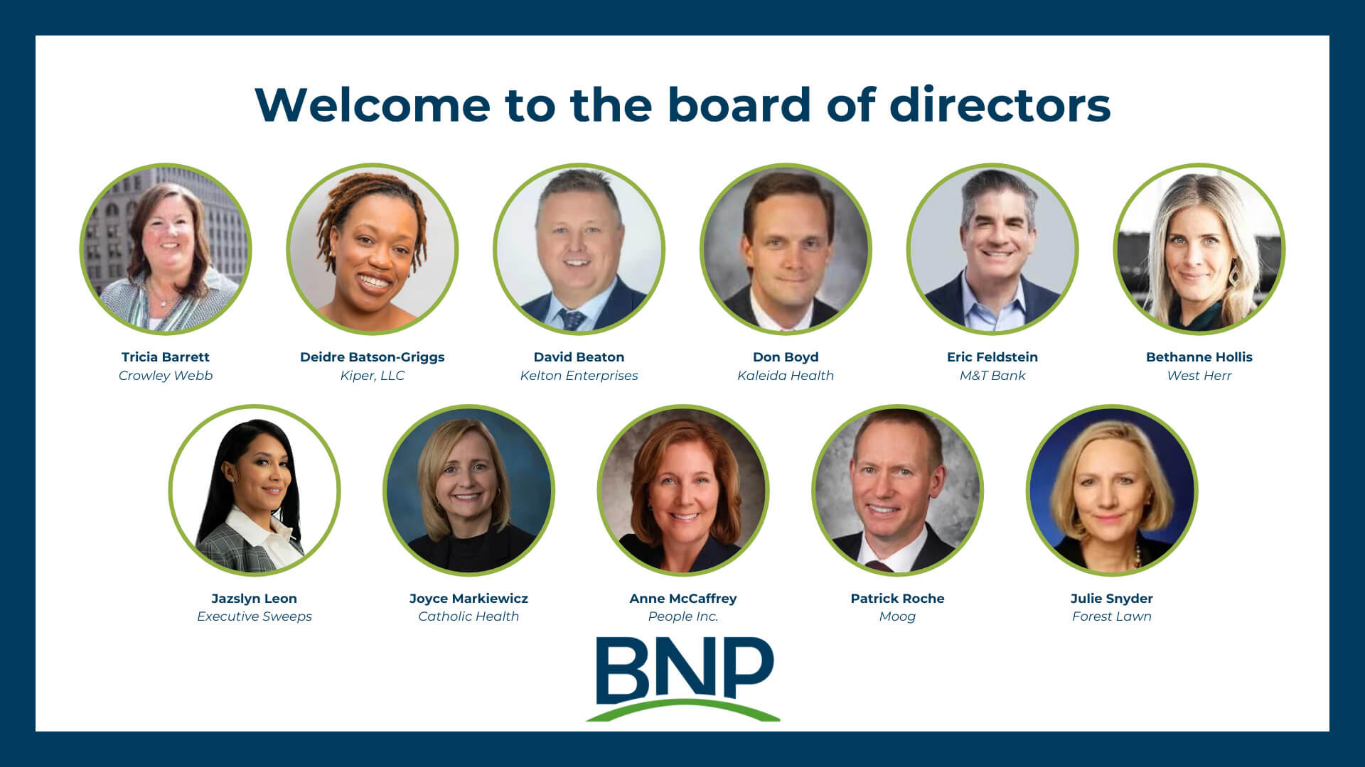 New members, officers elected to Buffalo Niagara Partnership Board of ...